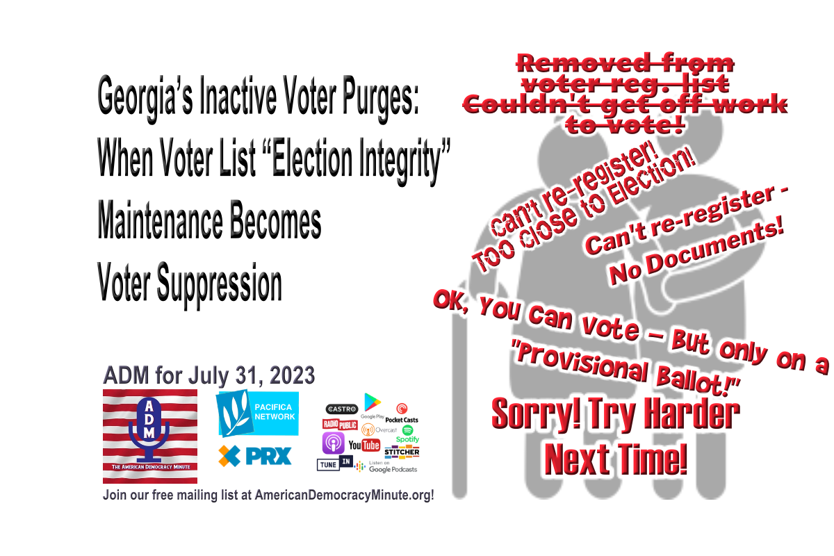 American Democracy Minute | Radio Report & Podcast on Democracy Issues ...