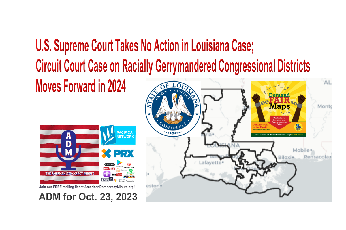 U.S. Supreme Court Takes No Action in Louisiana Case; Circuit Court ...