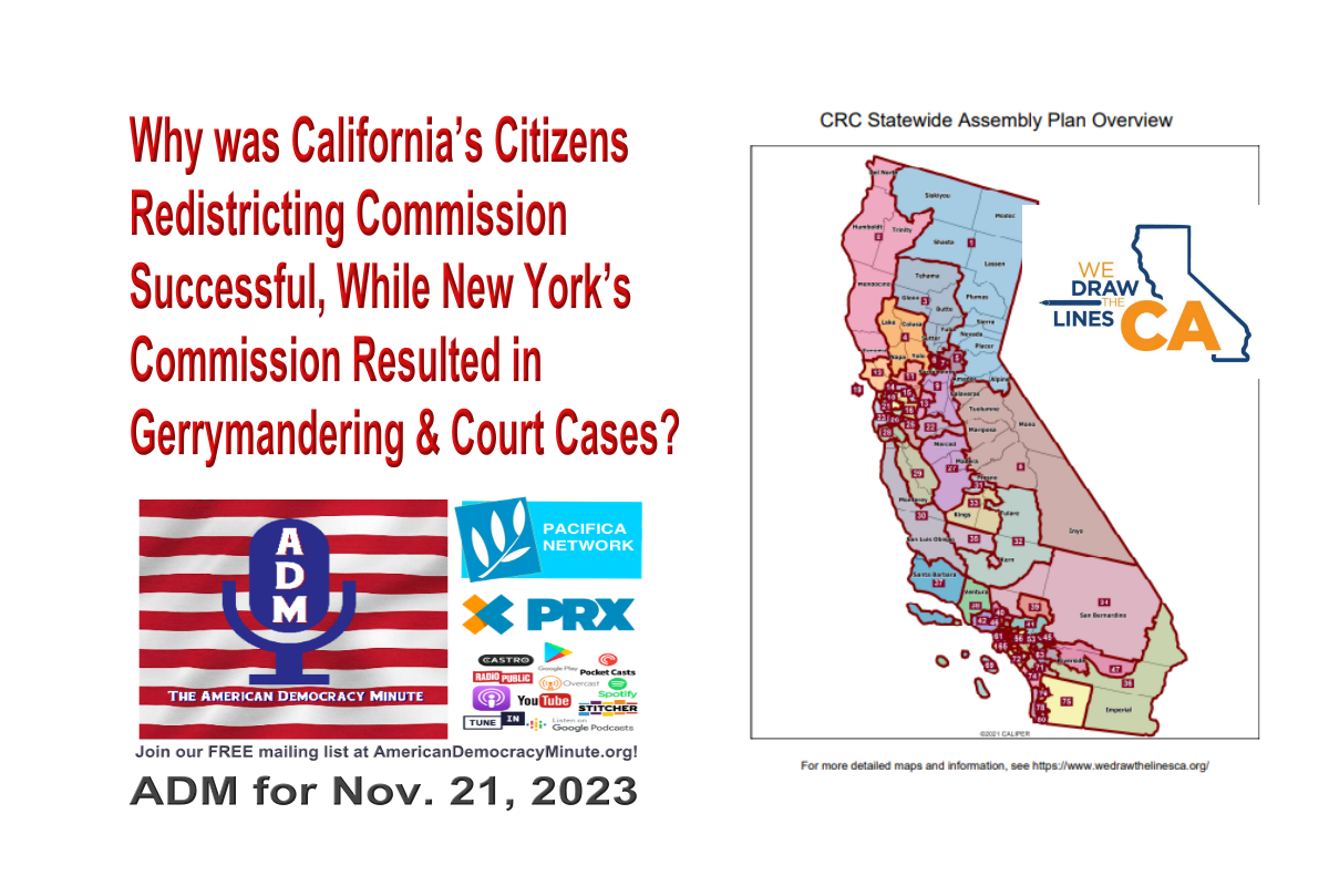 Why was California’s Citizens Redistricting Commission Successful ...