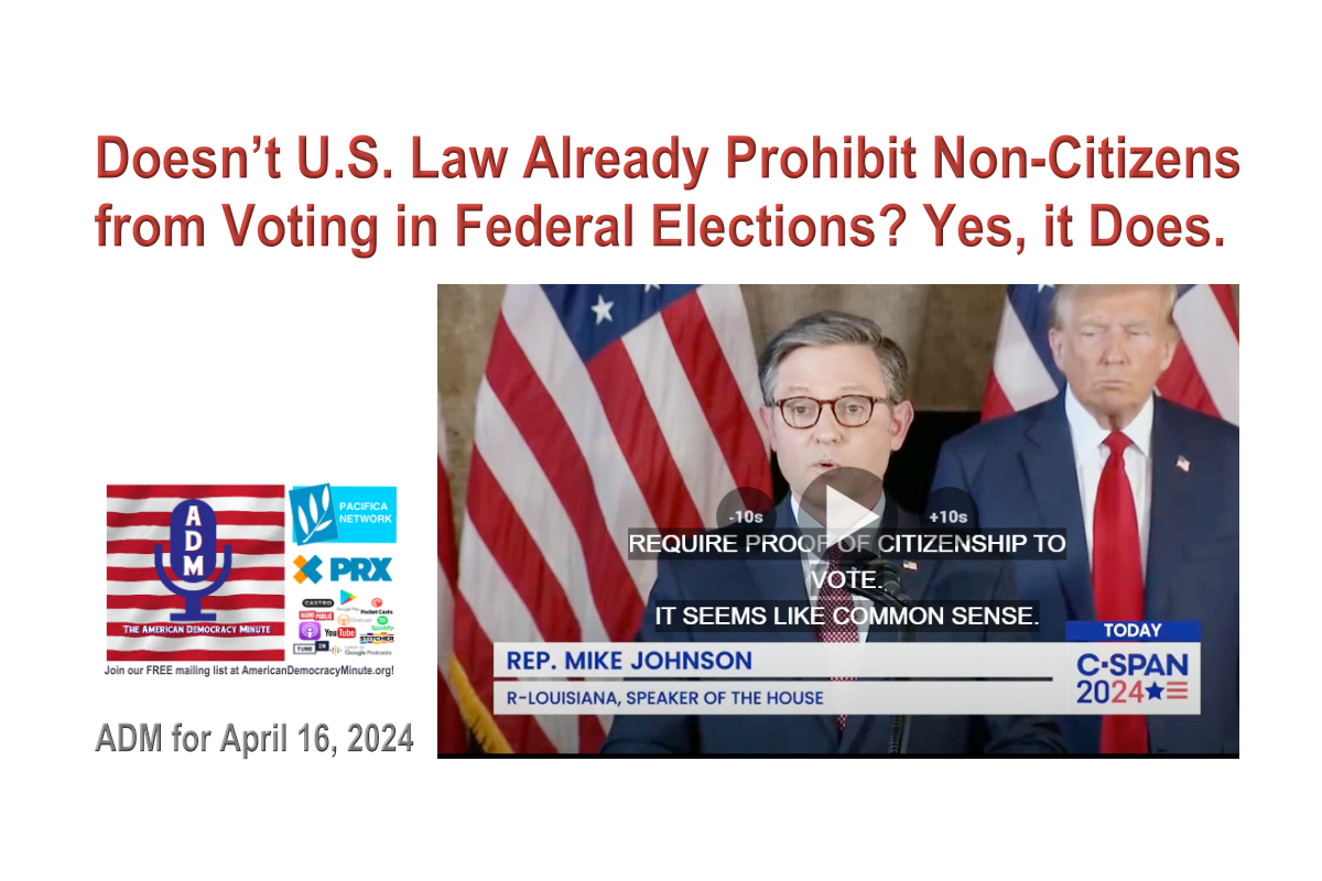 American Democracy Minute | Radio Report & Podcast on Democracy Issues ...