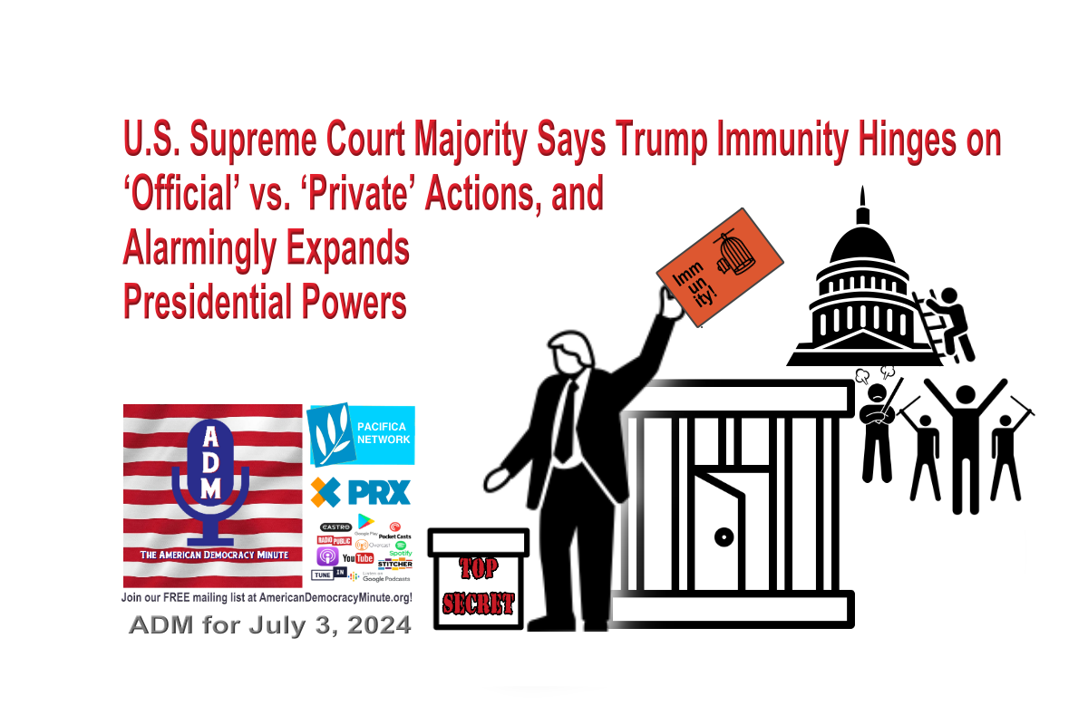U.S. Supreme Court Majority Says Trump Immunity Hinges on ‘Official’ vs ...