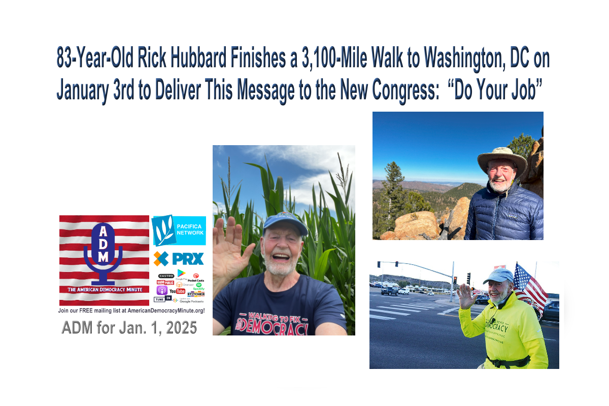 83-Year-Old Rick Hubbard Finishes a 3,100-Mile Walk to Washington, DC ...
