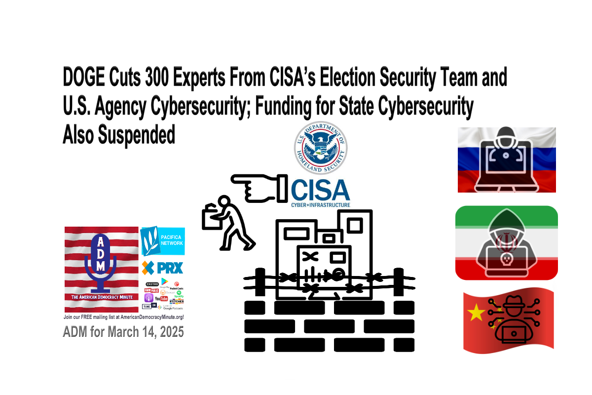 American Democracy Minute | Radio Report & Podcast on Democracy Issues | Election Security