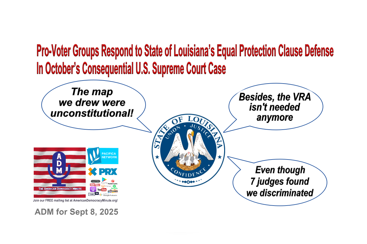 Pro-Voter Groups Respond to State of Louisiana’s Equal Protection ...