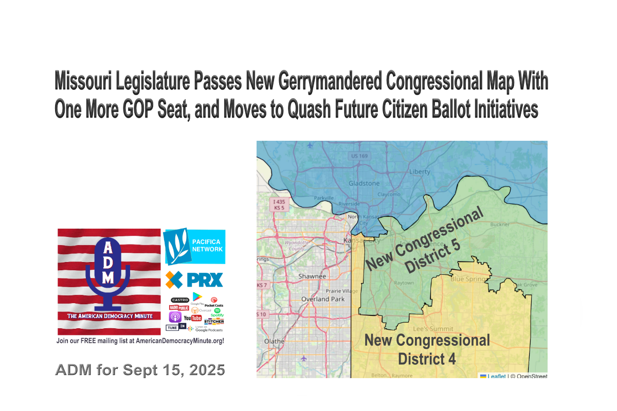 Missouri Legislature Passes New Gerrymandered Congressional Map with ...