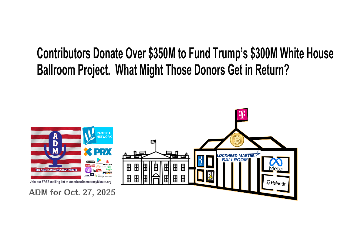 Just 37 Contributors Donated Over $350M to Fund Trump’s $300M White ...