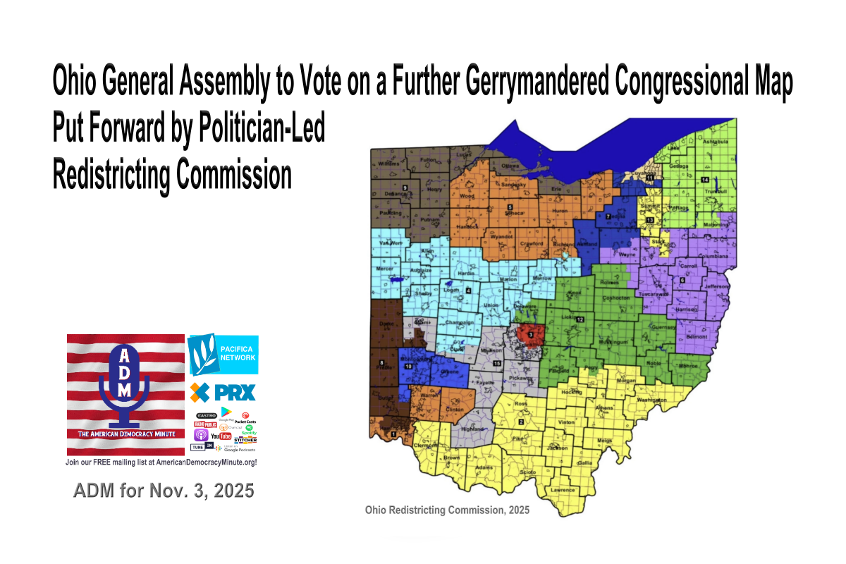 Ohio General Assembly to Vote on a Further Gerrymandered Congressional ...