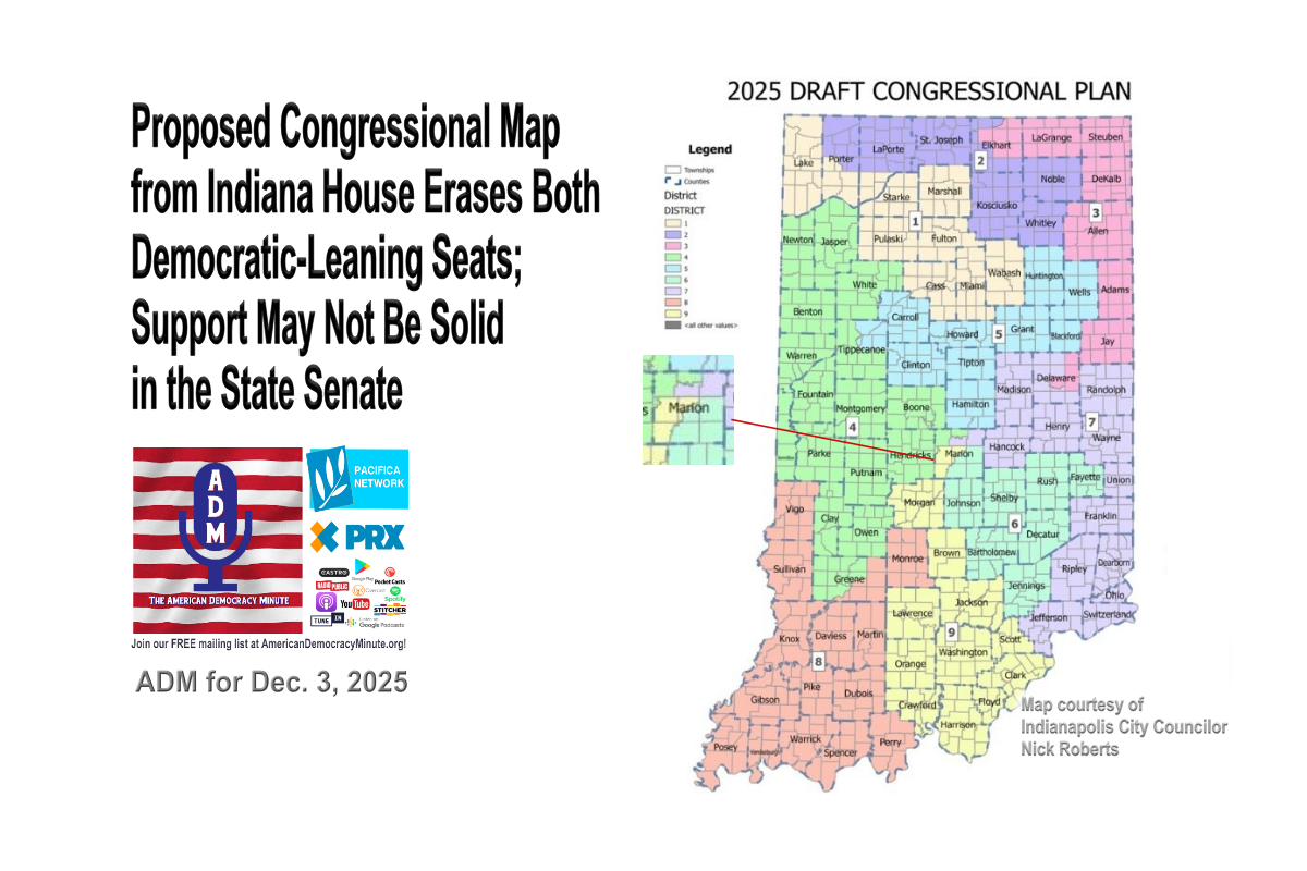 Proposed Congressional Map from Indiana House Erases Both Democratic ...