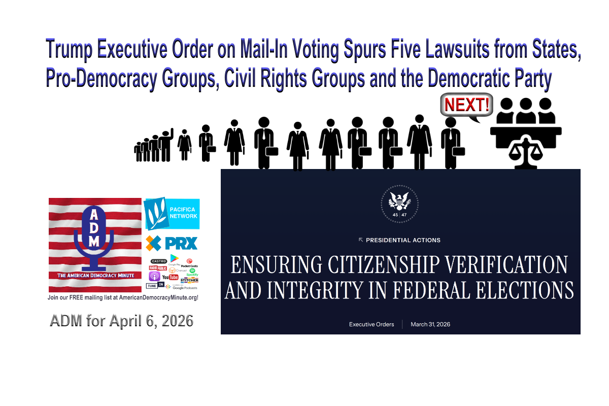 Trump Executive Order on Mail-In Voting Spurs Five Lawsuits from States ...